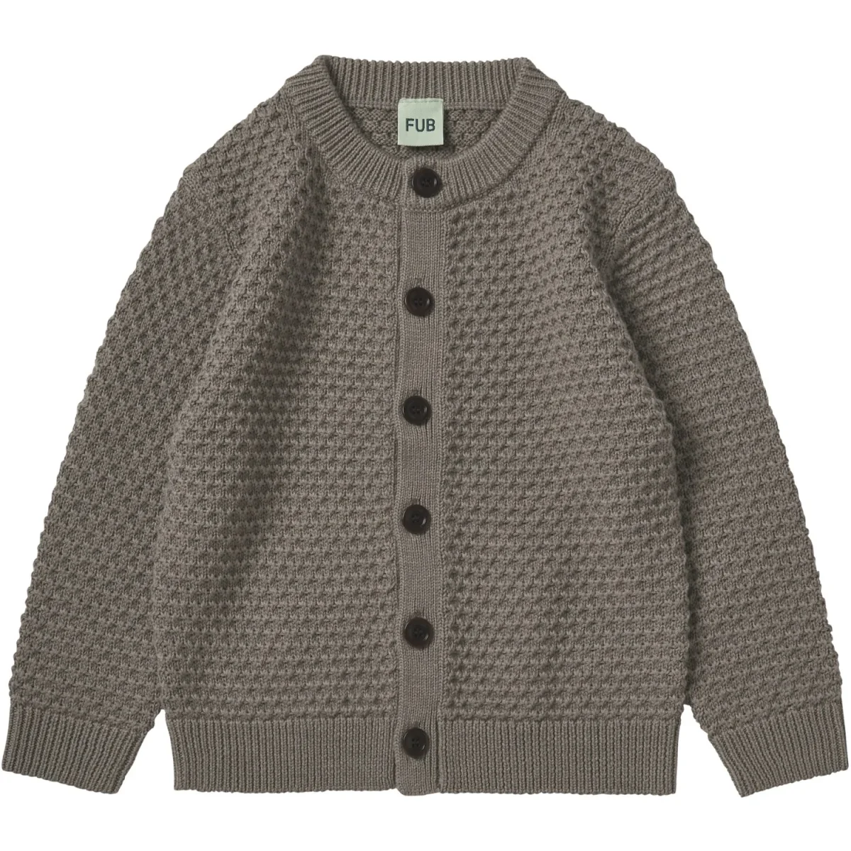 Fub Structure Cardigan - Hazel melange - Cardigans - Kikidee